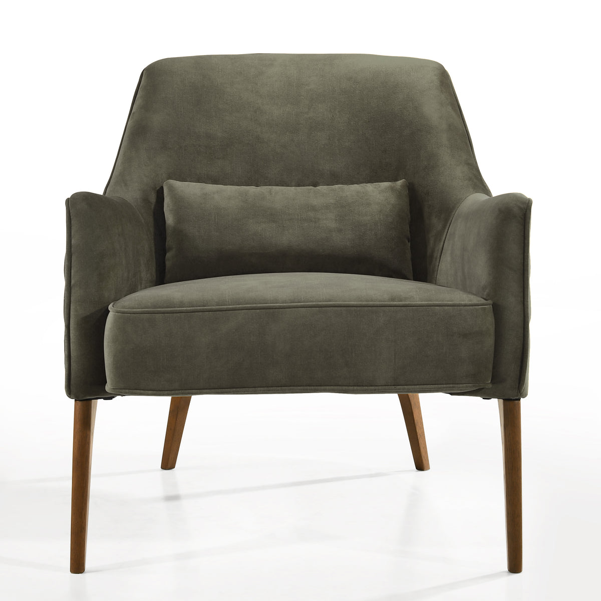 Jane Upholstered Lounge Accent Chair, Moss Green – Omax Decor